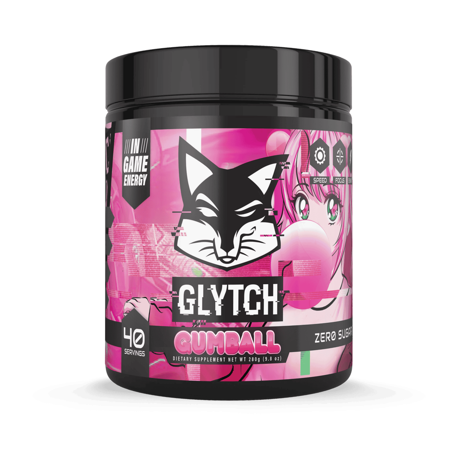 Gaming Energy Drinks - Cleanest Formula Available - GLYTCH Energy