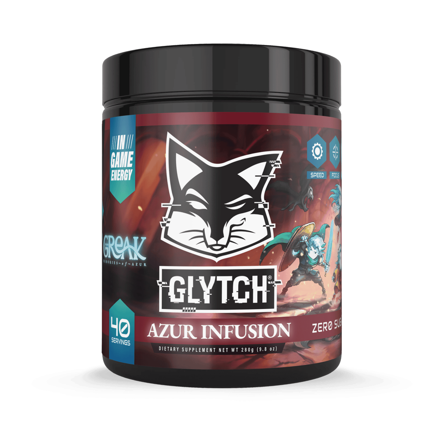Gaming Energy Drinks - Cleanest Formula Available - GLYTCH Energy