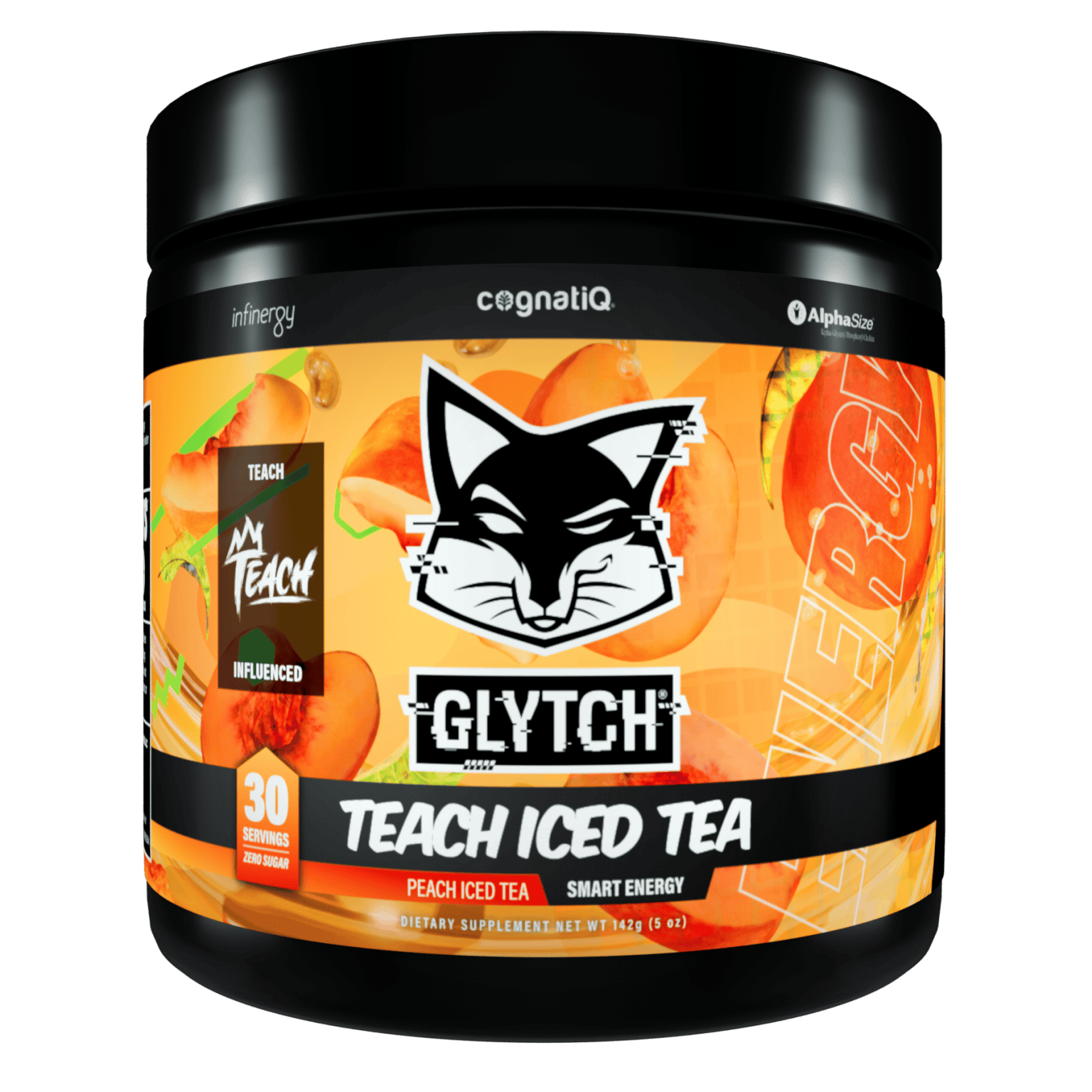 Teach Iced Tea - Best Gaming Energy Drink - GLYTCH