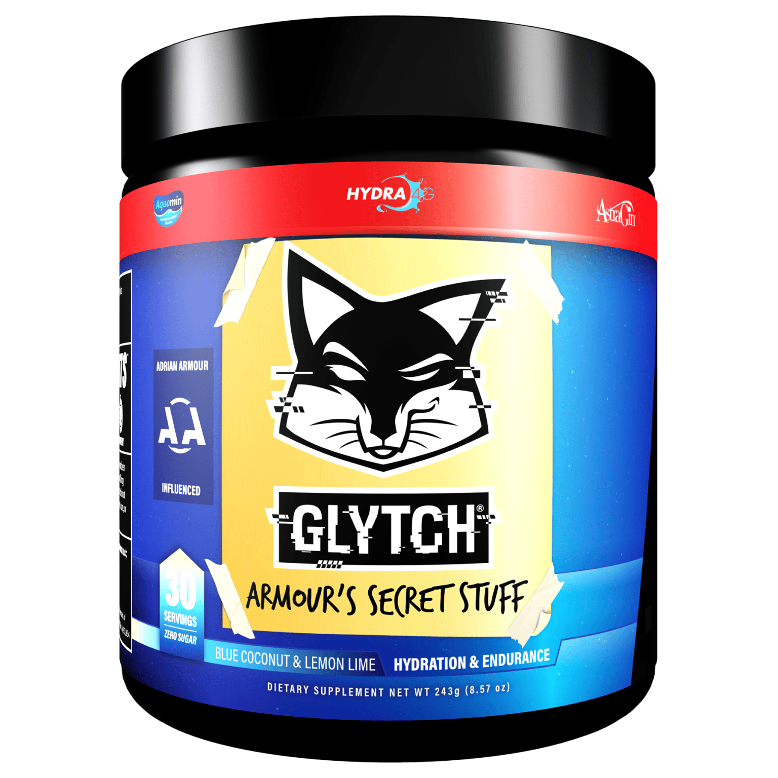 Armour's Secret Stuff - Best Gaming Energy Drink - GLYTCH